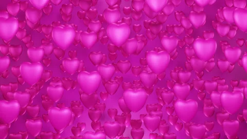 Falling Hearts Purple Stock Footage ~ Royalty Free Stock Videos | Pond5