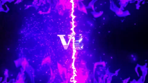 purple fire versus interface background ... | Stock Video | Pond5