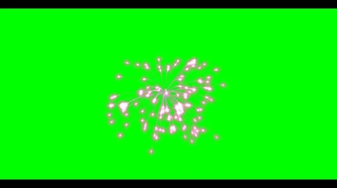 Purple Firework Explosion on green scree... | Stock Video | Pond5
