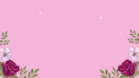 Flowers Border Animation Stock Video Footage | Royalty Free Flowers ...