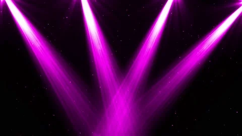 PURPLE light spotlight animation on blac... | Stock Video | Pond5