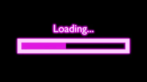 Purple Loading Bar | Stock Video | Pond5