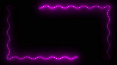 PURPLE neon light rays swirling in the f... | Stock Video | Pond5