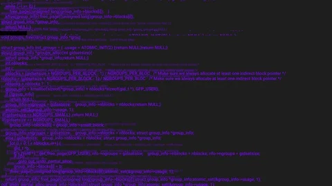 Purple screen coding hacker concept anim... | Stock Video | Pond5