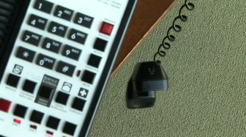 Push Button Phone Stock Footage ~ Royalty Free Stock Videos | Pond5