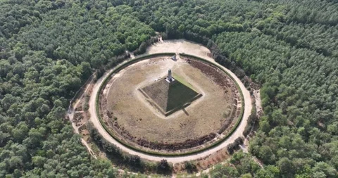 The Pyramid of Austerlitz, 36 metre high... | Stock Video | Pond5