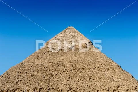 Pyramid of Khafre (Pyramid of Chephren), one of the Ancient Egyptian ...