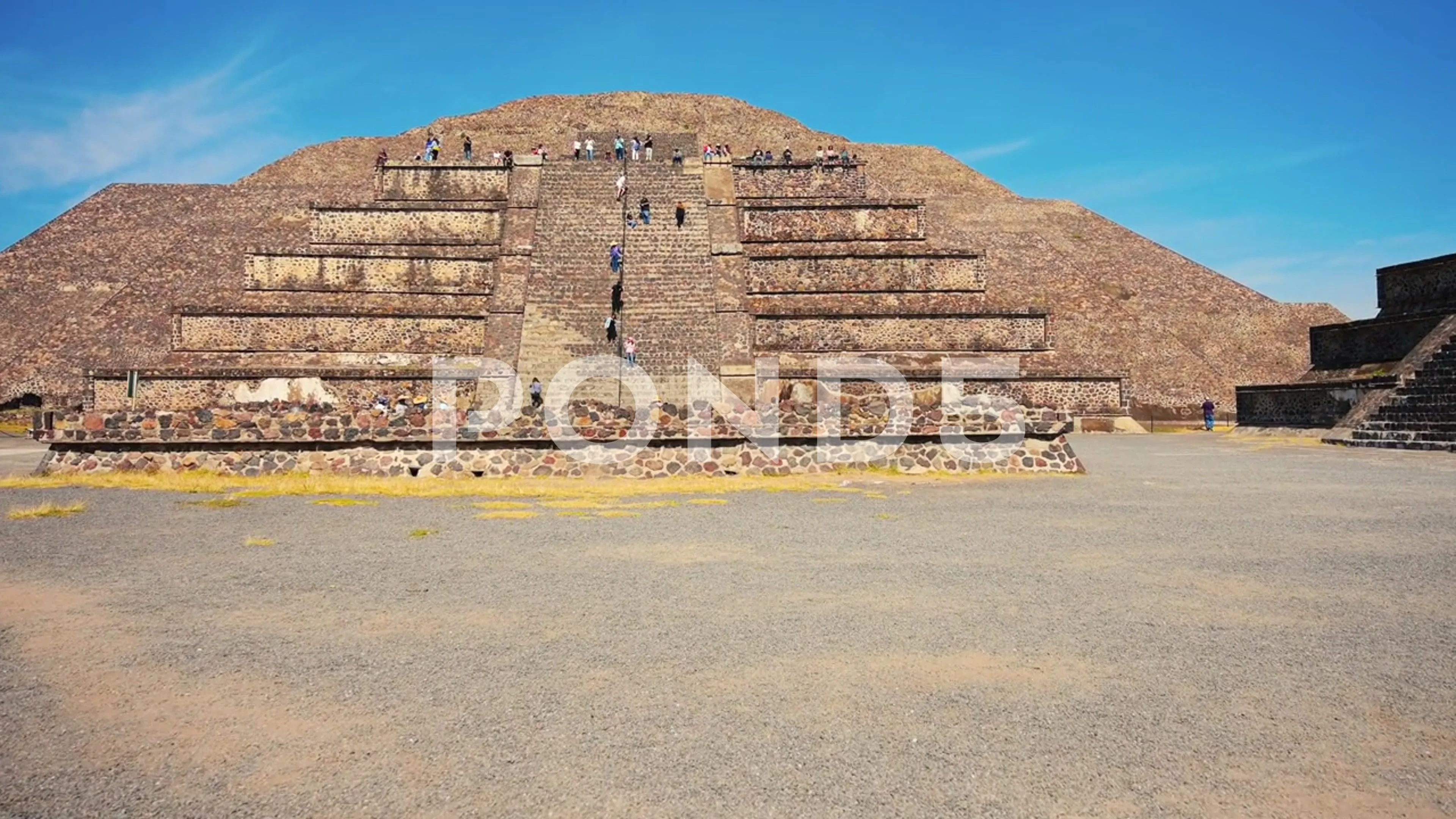 Aztec Temple Of The Sun And Moon