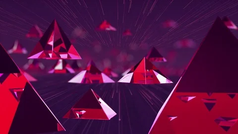Pyramid Zoom Background | Stock Video | Pond5