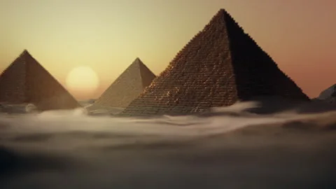 Egypt Pyramids 3D Stock Video Footage | Royalty Free Egypt Pyramids 3D ...