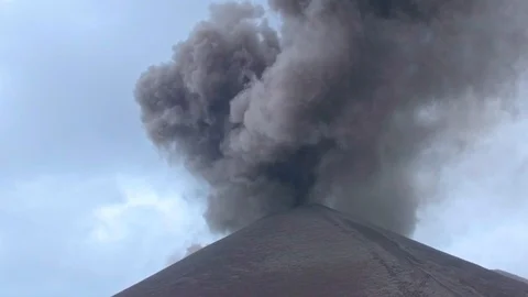 Pyroclastic Flow After Volcanic Eruption... | Stock Video | Pond5