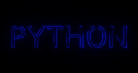 Python programming language blue text an... | Stock Video | Pond5