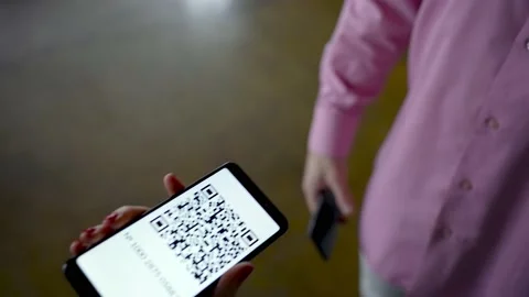 QR Code Scanner on the Smartphone close ... | Stock Video | Pond5