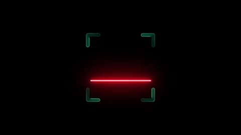 QR Code Scanning Animation Red QR Code ... | Stock Video | Pond5