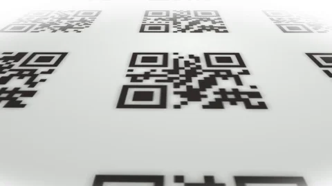 QR Code Technology Icons Background Loop | Stock Video | Pond5