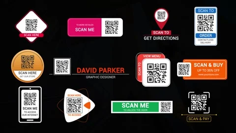 After Effects Template: QR Code Titles #272736985 | Pond5