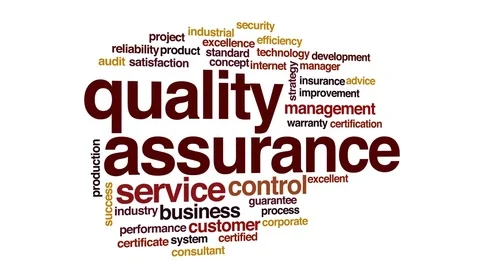 Quality assurance animated word cloud, t... | Stock Video | Pond5