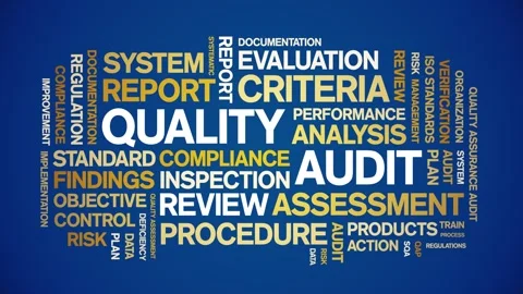 Quality Audit animated word cloud,animat... | Stock Video | Pond5