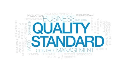 Quality standard animated word cloud, te... | Stock Video | Pond5