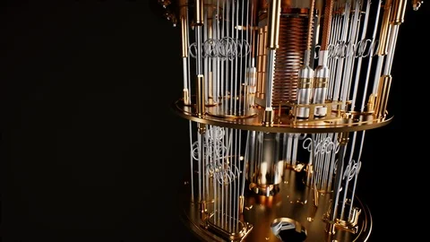 Quantum Computer, dark background, Camer... | Stock Video | Pond5