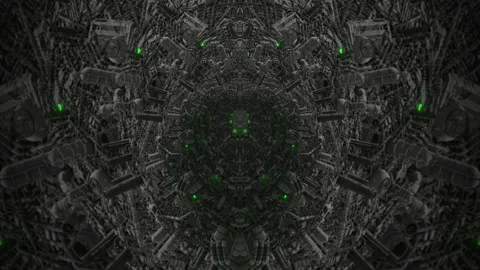 Quantum computer A.I. machine morph 3d s... | Stock Video | Pond5