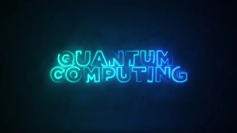 Quantum Computing Word Neon symbol anima... | Stock Video | Pond5