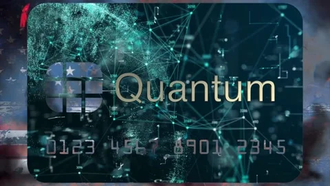 Quantum Digital banking ID card Bock Cha... | Stock Video | Pond5