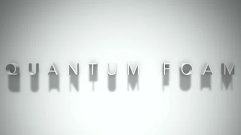 quantum foam 3D title animation with sha... | Stock Video | Pond5
