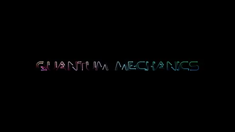 Quantum mechanics colorful neon laser te... | Stock Video | Pond5