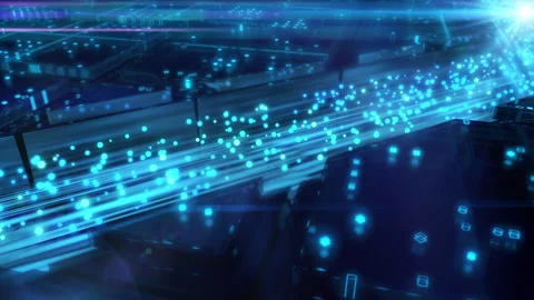 Quantum particles moving inside neural e... | Stock Video | Pond5