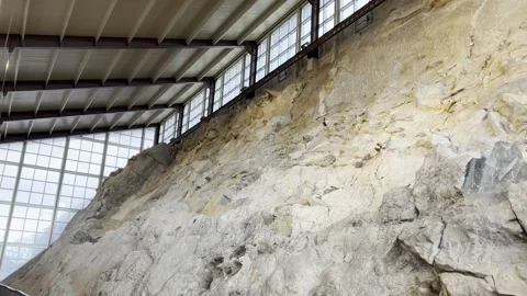 The Quarry Exhibit Hall at Dinosaur Nati... | Stock Video | Pond5