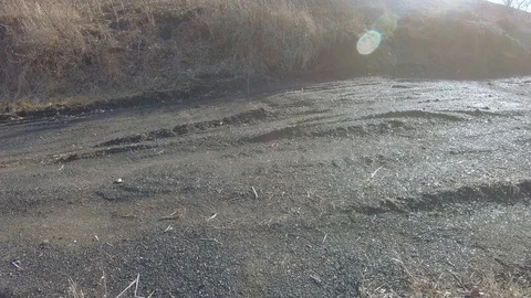 Quarry for loading ash and slag | Stock Video | Pond5