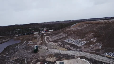 Quarrying process around extraction of v... | Stock Video | Pond5