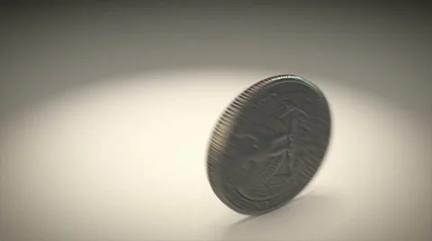 Quarter Spinning Stock Videos – Royalty-Free HD & 4K Videos