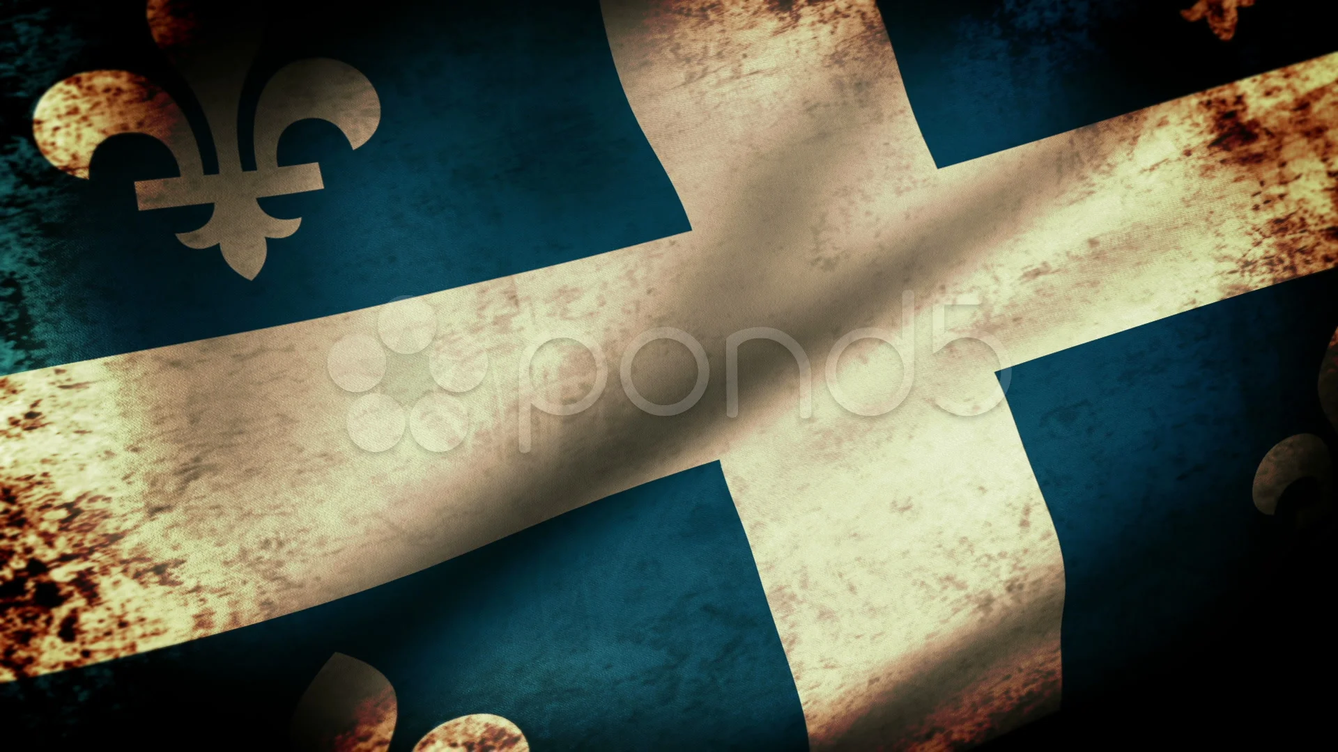 Quebec Flag Wallpaper