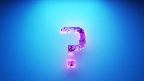 Question animation. The appearance of a ... | Stock Video | Pond5