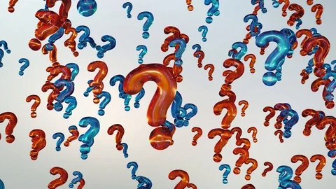 Question mark animation. Symbol of tasks... | Stock Video | Pond5