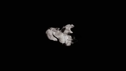 The question mark dissolves into smoke | Stock Video | Pond5