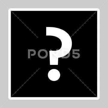 Question mark, FAQ sign, Help symbol, vector mark symbols. White ...