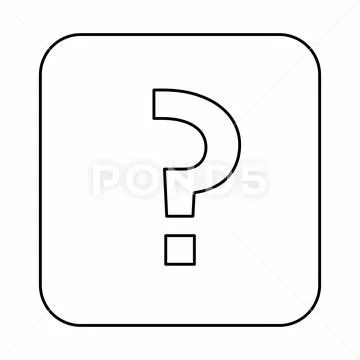 Question mark, FAQ sign, Help symbol, vector mark symbols. Black ...