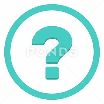 Question mark, FAQ sign, Help symbol, vector mark symbols light blue ...