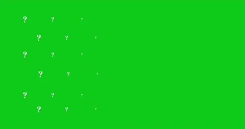 question mark greenscreen with high reso... | Stock Video | Pond5