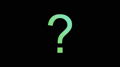 question mark icon animation 4K video | Stock Video | Pond5