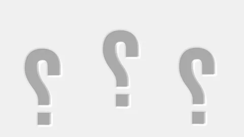Question mark icon, problem sign | Stock Video | Pond5