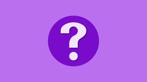 Purple Question Mark Stock Video Footage | Royalty Free Purple Question ...