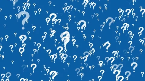 Question mark jump on effect particle el... | Stock Video | Pond5