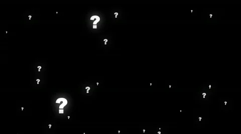 Question Mark Looping Animated Element | Stock Video | Pond5