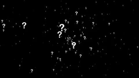 Question Mark Particle Animation – 3D ... | Stock Video | Pond5