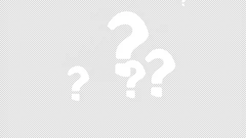 Question mark popping time remap animati... | Stock Video | Pond5