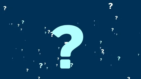 Question mark popping time remap animati... | Stock Video | Pond5